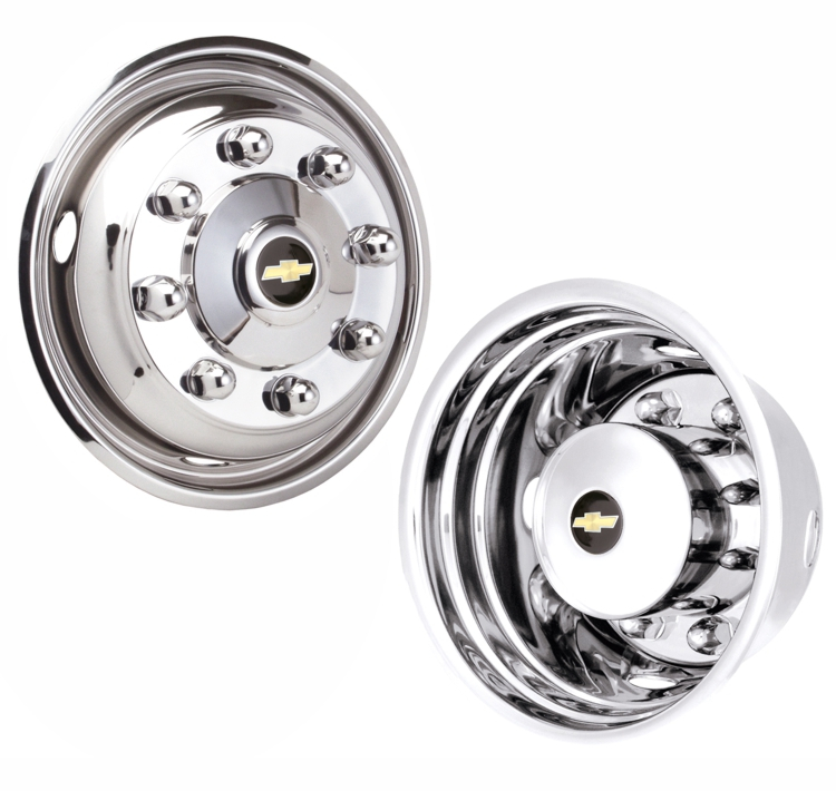 19.5" 8 Lug For 2019-2025 Chevrolet 5500 HD GM Licensed Polished ...
